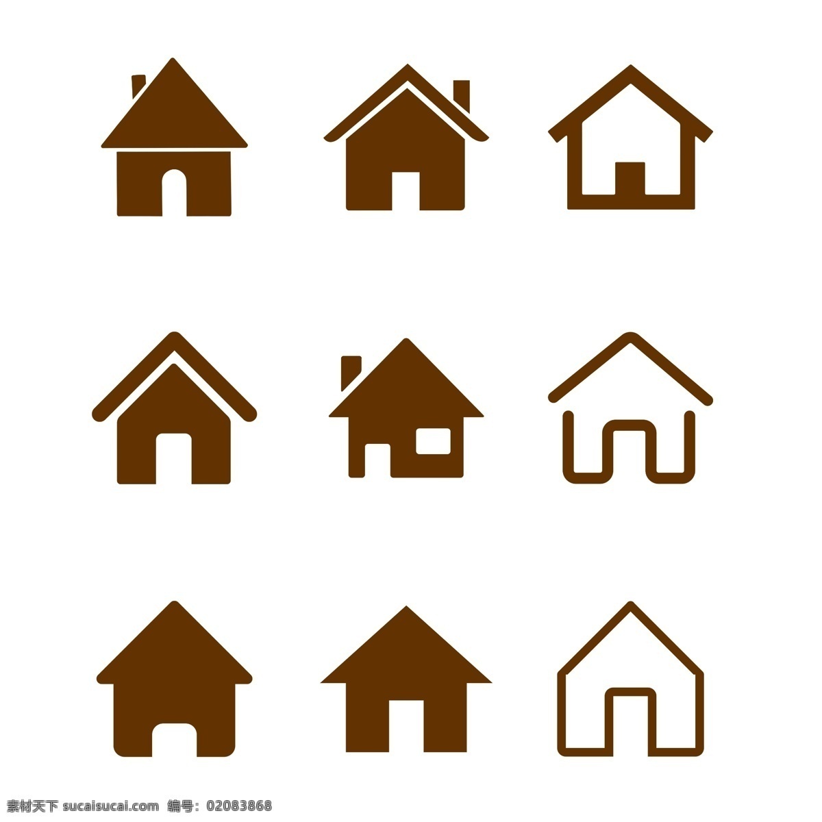 房子图标素材图片下载-素材编号02083868-素材天下图库