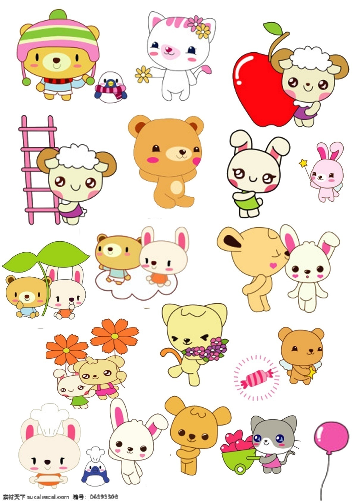 卡通抠图素材图片下载-素材编号06993308-素材天下图库