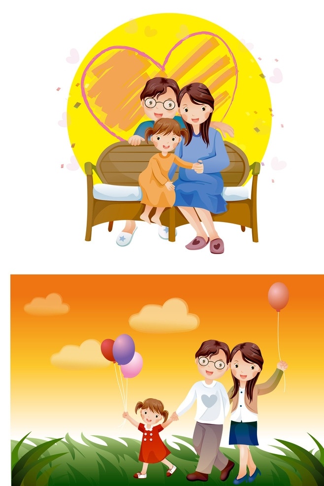 三口之家素材图片下载-素材编号14202088-素材天下图库